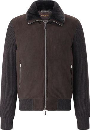 Moorer Lederjacke Campiglio mit Strick