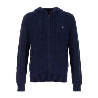 Polo Ralph Lauren Baumwoll-Strickjacke - - Sweatshirts & Hoodies - Herren - Blau - XL