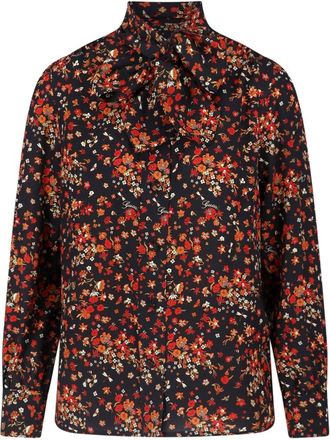 Gucci Bedruckte Seidenbluse