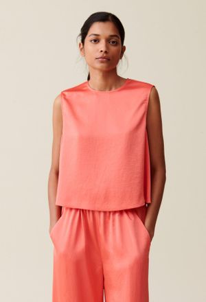 Claudie Pierlot Top ohne &Auml;rmel mit offenem R&uuml;cken