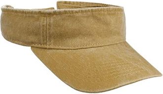 LIPODO Visi&egrave;re Washed Cotton Femme/Homme - avec &Eacute;t&eacute; Printemps-&eacute;t&eacute; - Taille Unique Jaune