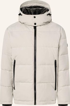 Strellson Steppjacke Arcola Mit Abnehmbarem Kunstfell beige