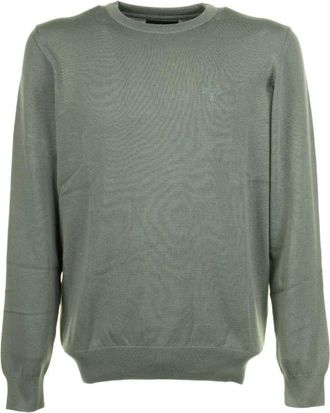 Barbour Homme, Pulls, Vert, Taille: 2XL Pull Tricot&eacute; Col Rond