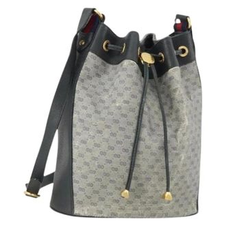 Gucci Sac Seau Vintage Pre-owned - Femme - Pre-owned - Bleu - Taille: ONE Size