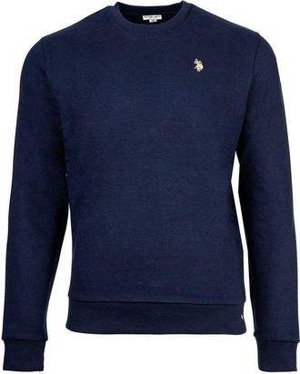 U.S.Polo Association Sweatshirt Herren Sweatshirt 1er Pack Baumwolle (Packung, 1er Pack)