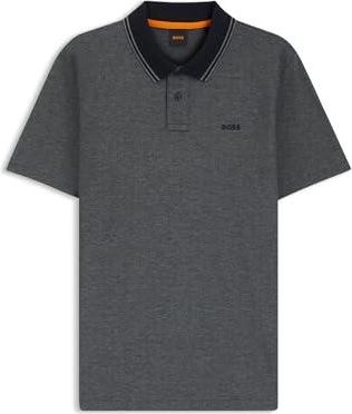 BOSS Hommes PeoxfordNew Polo en piqu&eacute; de Coton avec Logo imprim&eacute;