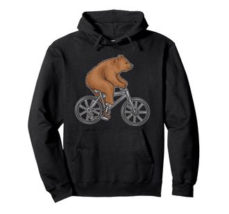 So Cool Designs B&auml;r On A Bike Funny Fitness f&uuml;r B&auml;renliebhaber Pullover Hoodie