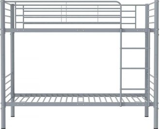 Habitat et Jardin Habitat Et Jardin - Lit superposé adam - 90 x 190 cm - Métal - Gris