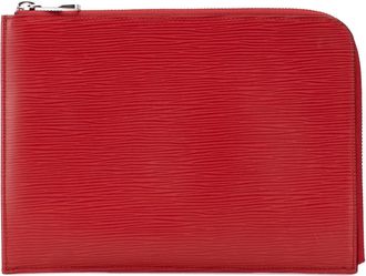 Louis Vuitton Clutches - Epi Pochette Jour PM - Gr. unisize - in Rot - f&uuml;r Damen