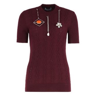 Prada Damen, Strickwaren, Rot, SGr&ouml;&szlig;e