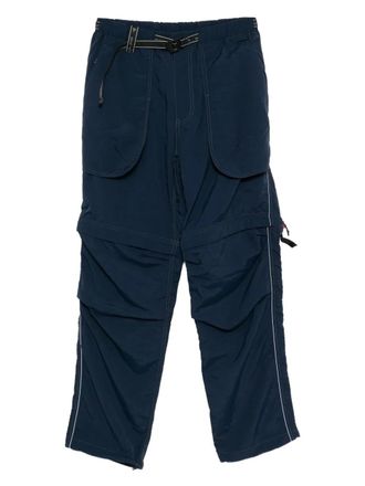 And Wander Overlay Hose aus Taft - Blau