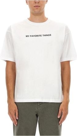 Aspesi Homme, Tops, Blanc, Taille: S My Favorite Things Cotton T-Shirt