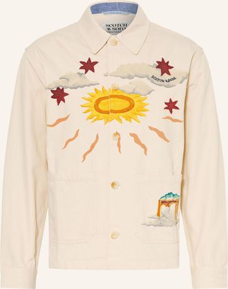 Scotch & Soda Overshirt weiss