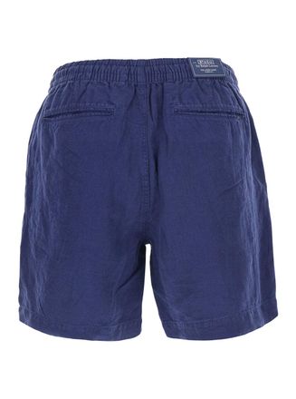 Polo Ralph Lauren Mens Bermuda Shorts Blue Linen