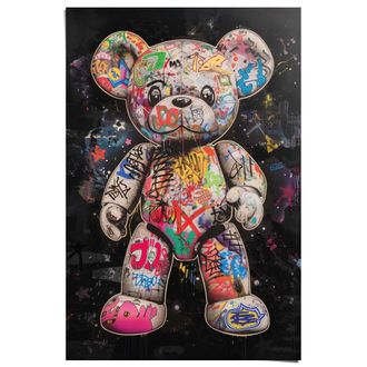 Reinders Poster, Graffiti-B&auml;r, Kinderzimmer, Poster, Wanddeko, Room Decor, 150 gr. gl&auml;nzend Bilderdruckpapier, Mehrfarbig, 91,5 x 61