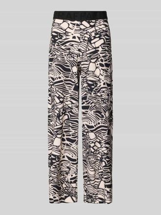 Raffaello Rossi Relaxed Fit Stoffhose mit Allover-Print Modell Sally