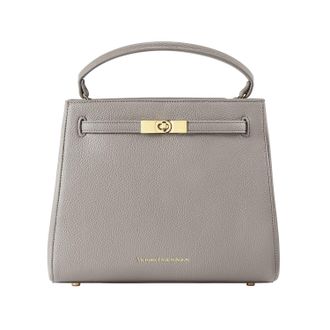 Victoria Hyde London Damen Handtasche PU Leder Henkeltaschen Elegant Taschen Große Schultertasche Damen Tote Shopper mit Mehreren Fächern für Arbeit Schule Reisen-Nackt