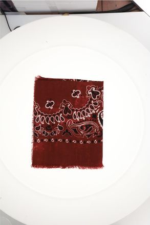 Destin Womens Jil Quadra Bandan Scarf Red Scarfs