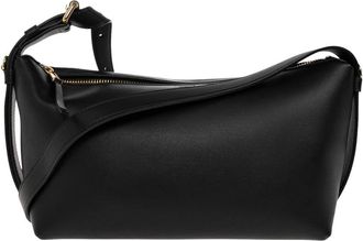 Moschino Sac bandouli&egrave;re en cuir avec logo - Femme - Sacs - Noir - Taille: ONE Size