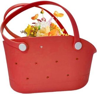 Generico Sac de plage en caoutchouc - Sac en caoutchouc extérieur | Petit sac de voyage étanche | Accessoires de voyage à la mode | Handheld Durable Open Handb