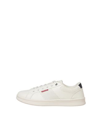 Jack & Jones Herren Jfwlennox Pu Sneaker, White, 41 EU