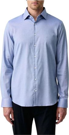 Michael Kors Chemise Slim Fit - Homme - Chemises - Bleu - Taille: 3XL