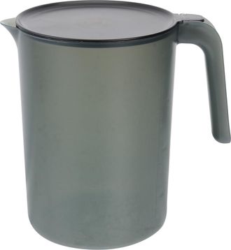 Hemoton Kunststoff Wasserkanne 2L Mit Deckel Und Griff Große Öffnung Leicht Zu Reinigen Wasserkrug Für Saft Eistee Und Kaltgetränke Für Haushalt Und Party