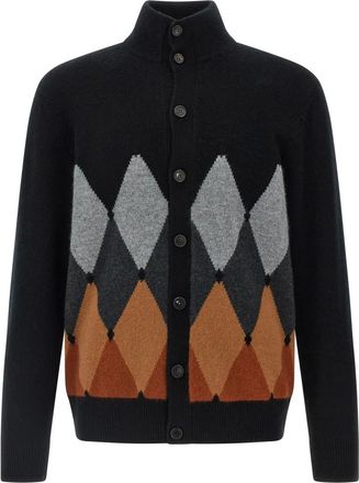 Ballantyne Homme, Pulls, Multicolore, Taille: 4XL Cardigan Argyle