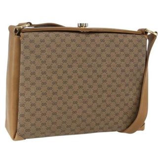 Gucci Sac bandouli&egrave;re en plastique Pre-owned - Femme - Pre-owned - Beige - Taille: ONE Size