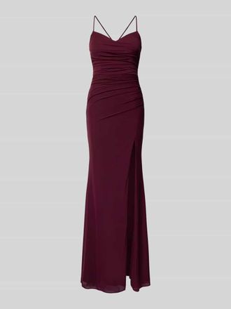 Luxuar Fashion Abendkleid mit Gehschlitz