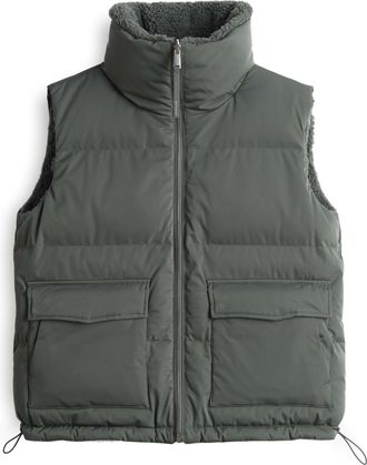 OPUS Damen Weste | WENDARA Regular Steppweste zum Wenden dark sage, 40