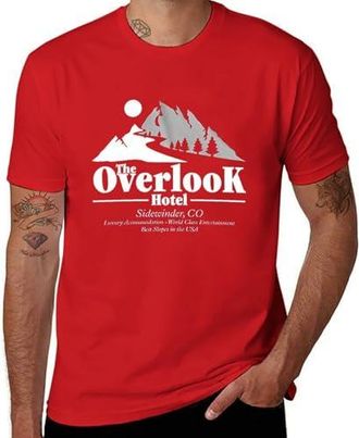Generic The | Overlook | Hotel | The | Shining | Stanley | Kubrick | King | T-shirt pour homme, Rouge, M