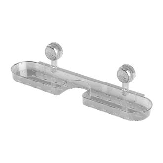 Generico Wand-Organizer f&uuml;r Badezimmer, Wand-Organizer f&uuml;r Wasserhahn, Halterung f&uuml;r Hygieneprodukte, Schw&auml;mme und Kosmetik