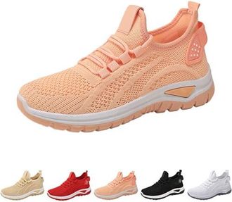 Generic Chaussures de marche &agrave; enfiler pour femme en maille respirante - Chaussures de fitness orthop&eacute;diques d&eacute;contract&eacute;es - Antid&eacute;rapantes - Confortables et 