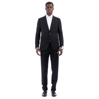 Caruso Schwarzes Miura Drop 8R Ma&szlig;geschneidertes Kleid - - Suits - Herren - Schwarzk - S