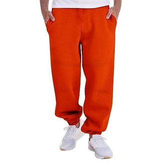 Generic Pantalon de surv&ecirc;tement &agrave; jambe droite avec poches, pantalon de jogging ample &agrave; taille &eacute;lastique, pantalon de jogging en polaire pour homme, pantalon 