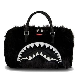 Sprayground Sprayground | Fur Cray Black Mini Duffle