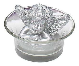 No Brand 98757 Weihnachtskerze Engel, Mehrfarbig