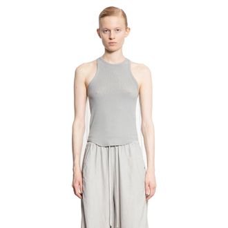 Andrea Ya'aqov WOMAN GREY T-SHIRTS & TANK TOPS