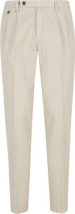 BRIGLIA 1949 Homme, Pantalons, Beige, Taille: 2XL Pant Doppia Pinces Cotone Lino