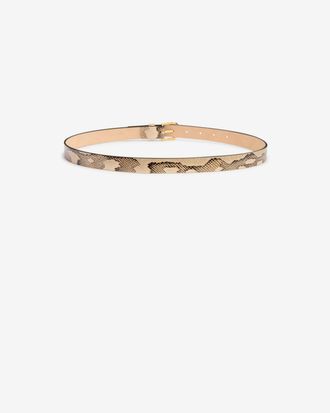 Isabel Marant Ceinture Zap En Cuir - Femme - Sahara - Taille75 - Isabel Marant