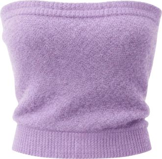Americandreams Americandreams, Femme, Tops, Violet, Taille: 38 FR Tessi Bandeau Alpaca Top