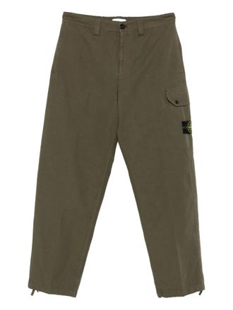 Stone Island Hose mit aufgesetzten Taschen - Grün