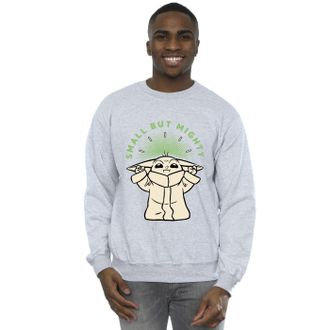 Star Wars The Mandalorian Small But Mighty Sweatshirt f&uuml;r Herren (Grau)