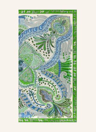 Roeckl Seidentuch Vibrant Paisley gruen
