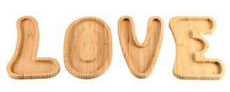 KESPER Servierbretter 4er-SET 58336 LOVE aus Bambus/Servierbretter