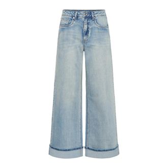 Gestuz Weite Jeans Gewaschen Blau - - Jeans - Damen - Blau - W28 L32