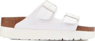 Birkenstock Papillio Arizona Flex Platform Sandals, White, EU 39 (US 8-8.5)