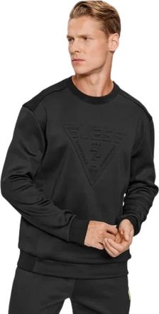 Guess Homme, Sweatshirts et sweats &agrave; capuche, Noir, Taille: S Scuba SweaT-shirt
