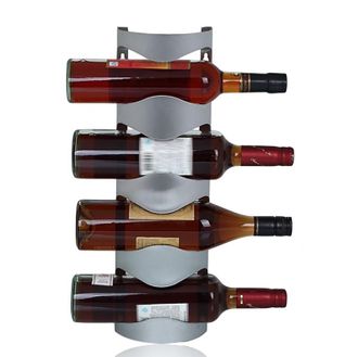 Generic Weinregal aus Edelstahl, Wandmontierter Flaschenhalter, Wasserdicht und Langlebig, Einfache Montage, Geeignet f&uuml;r Bars, K&uuml;chen und Restaurants(Large)